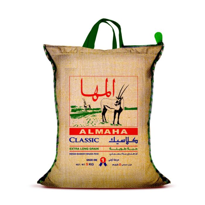 ALMAHA CLASSIC MAZZA INDIAN RICE 8X5 KG